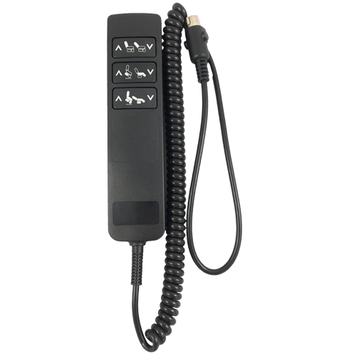 Chair 6 Button Remote Okin, Fits Alaska dual motor motor chair, 1.42.0